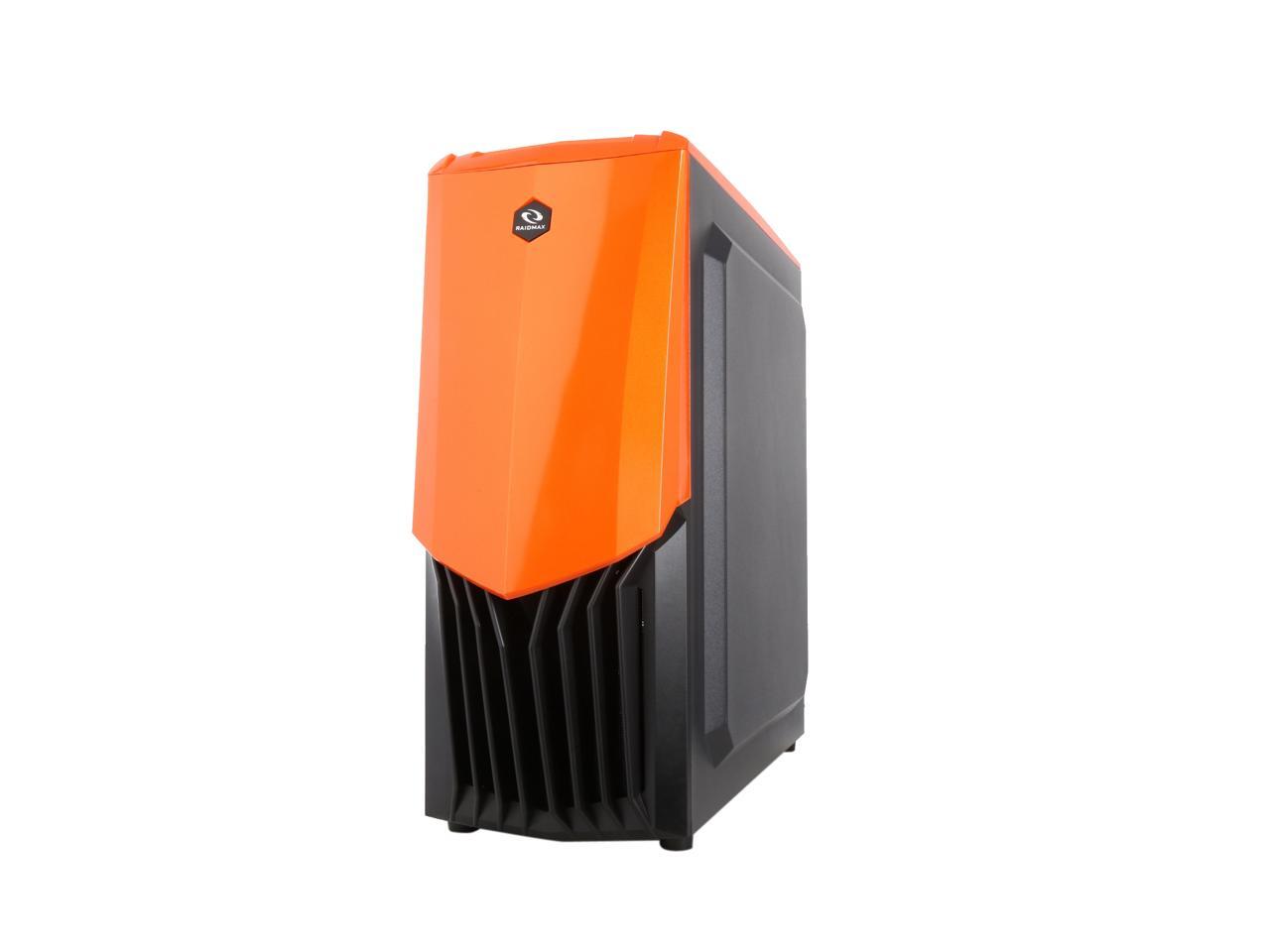 Open Box: RAIDMAX Gama A18-TO Black / Orange Computer Case - Newegg.com