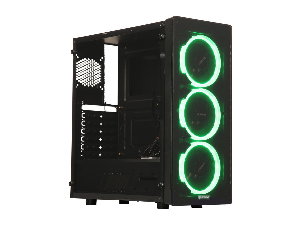 RAIDMAX NEON RGB G21-RWB Black Computer Case - Newegg.com