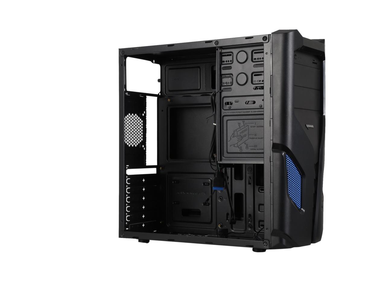 RAIDMAX EXO ATX-108BU Black / Blue Computer Case - Newegg.com