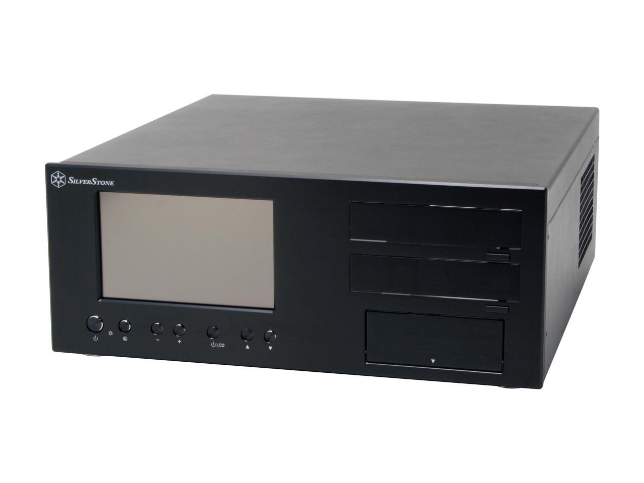 SILVERSTONE Black Lascala Series LC18-B ATX Media Center / HTPC Case ...