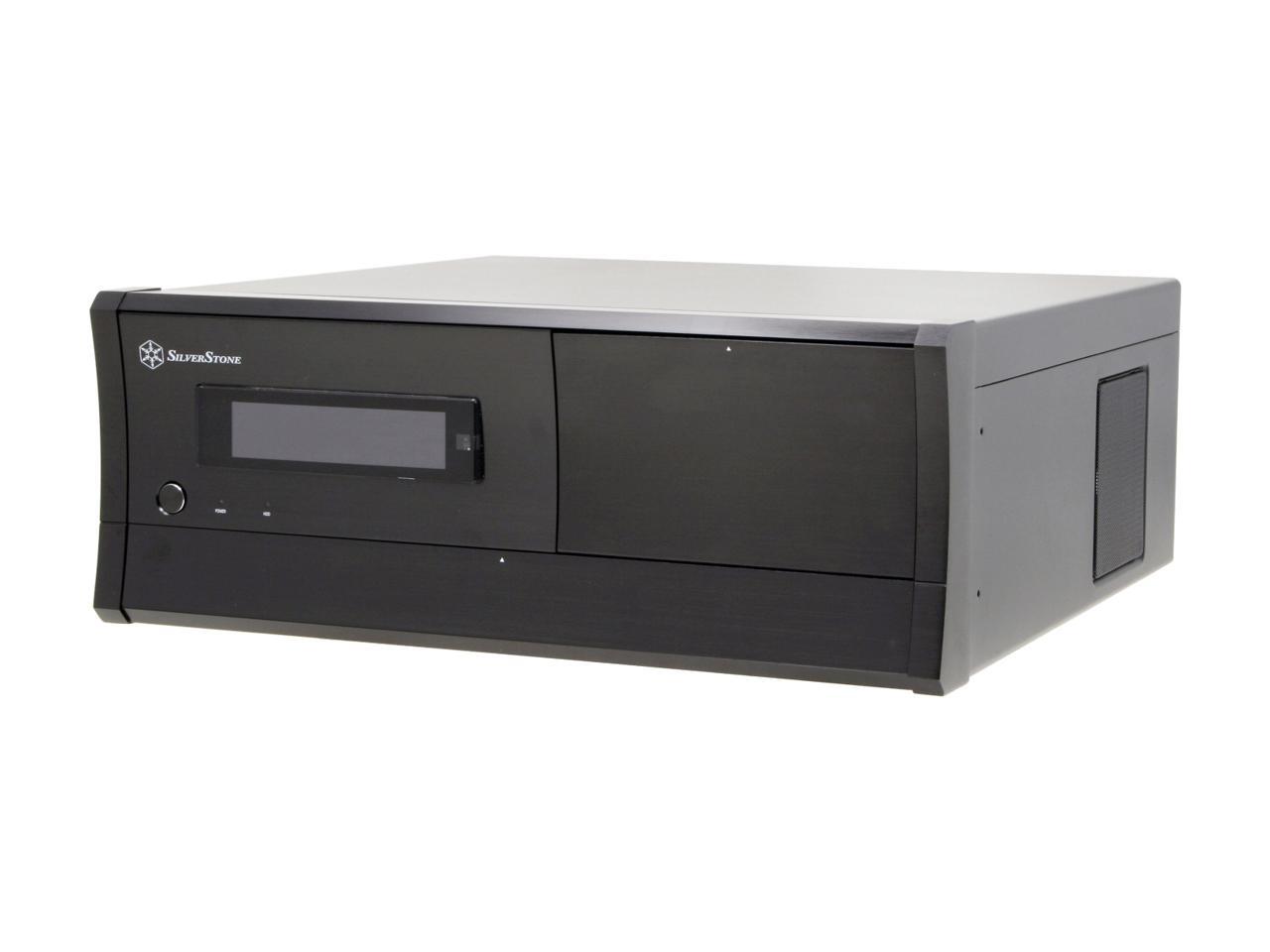 SILVERSTONE Black Grandia Series GD01B-MXR ATX Media Center / HTPC Case ...