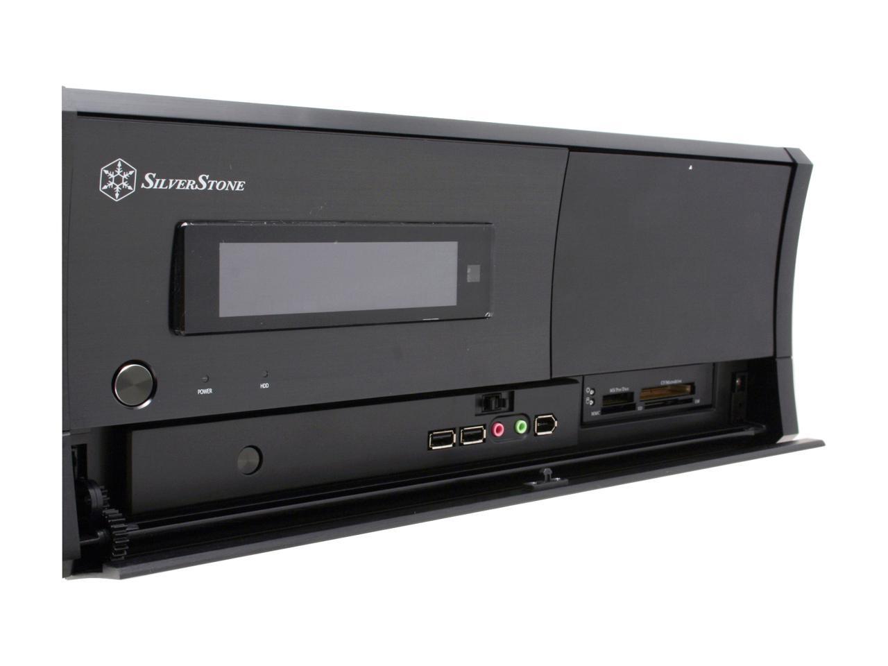 SILVERSTONE Black Grandia Series GD01B-MXR ATX Media Center / HTPC Case ...