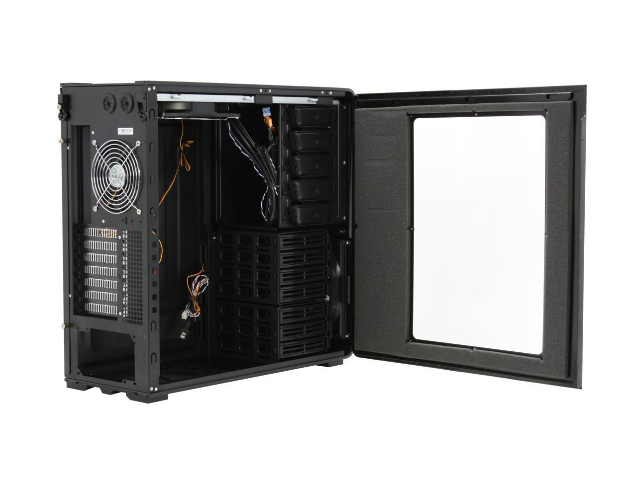 SilverStone Fortress Series FT01-BW Black Uni-body Computer Case ...