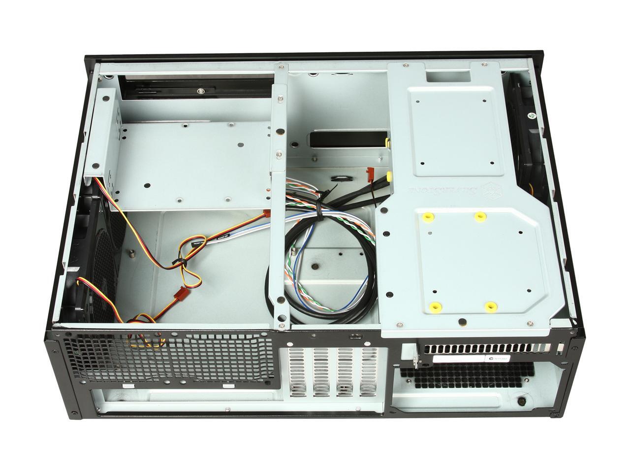 SilverStone GRANDIA Series GD04B-USB3.0 Micro ATX Media Center / HTPC ...