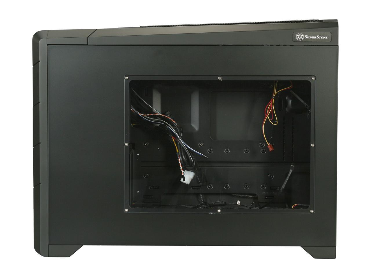 SilverStone RAVEN RV02B-EW-USB3.0 Matte black reinforced plastic outer ...