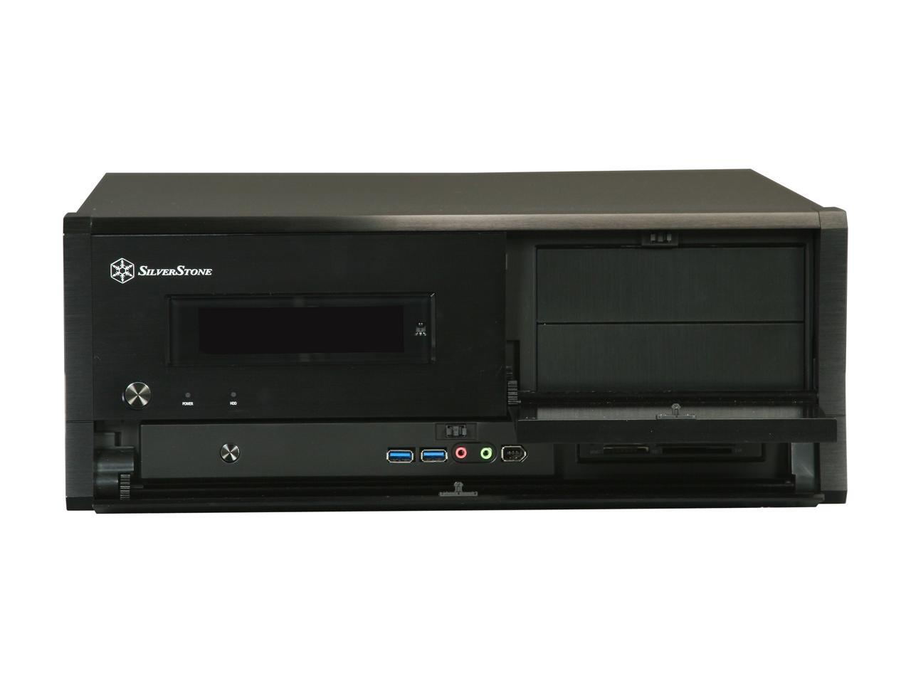 SilverStone Grandia Series GD01B-MXR-USB3.0 Aluminum front panel, 0.8 ...