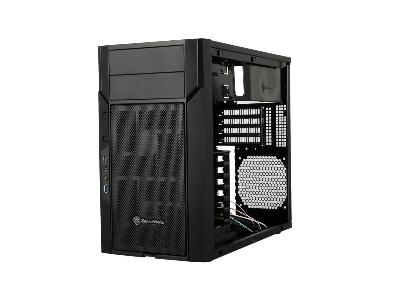 SilverStone KL06B-W Black Computer Case - Newegg.com