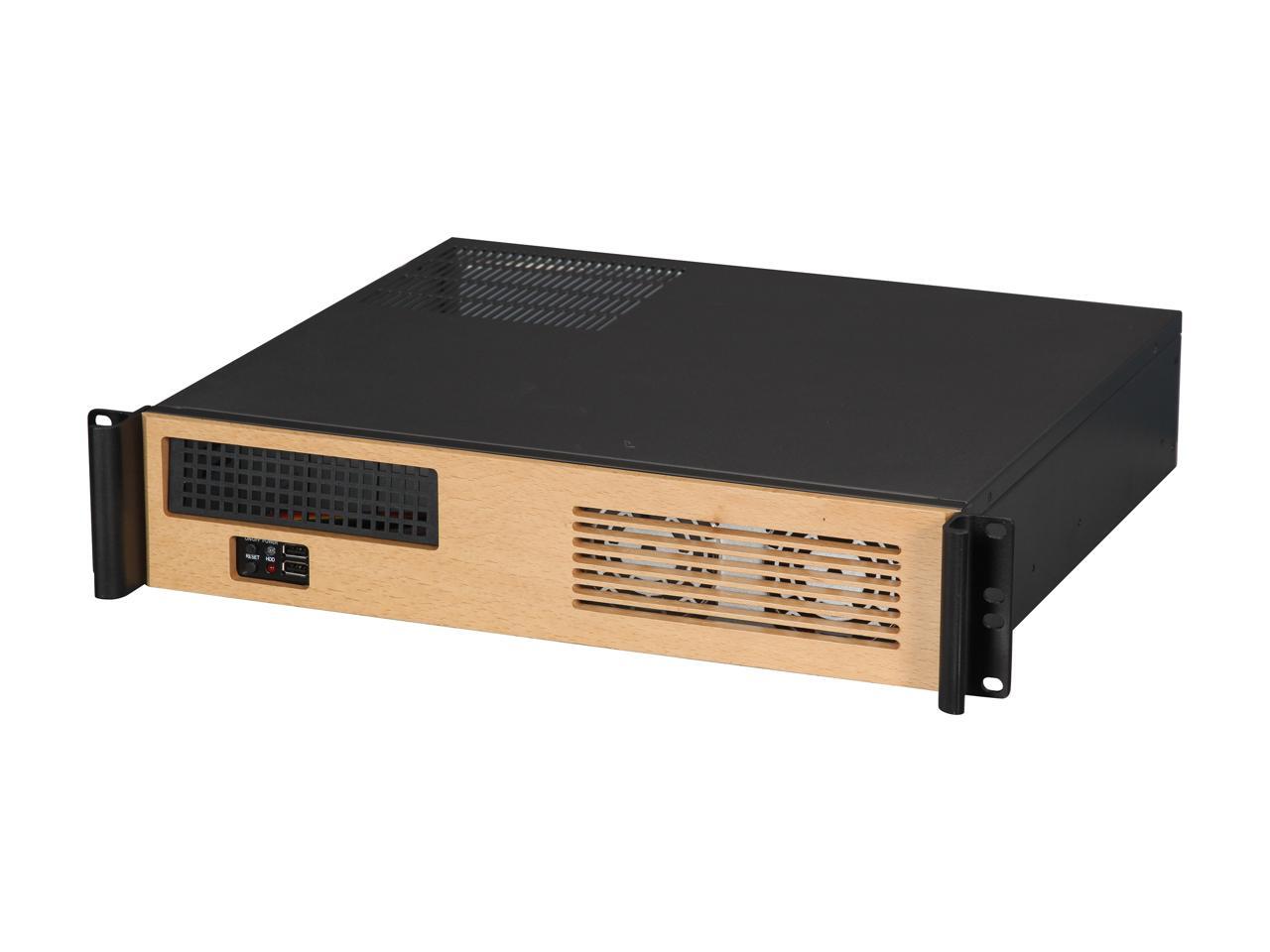 iStarUSA D-213-MATX-WB Black 2U Rackmount Compact MicroATX Chassis - Newegg.com