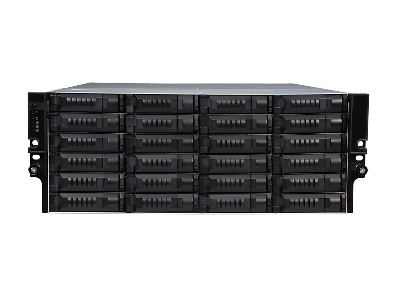 iStarUSA EX4M24 4U Rackmount 4U 24-Bay Storage Server Rackmount Chassis ...