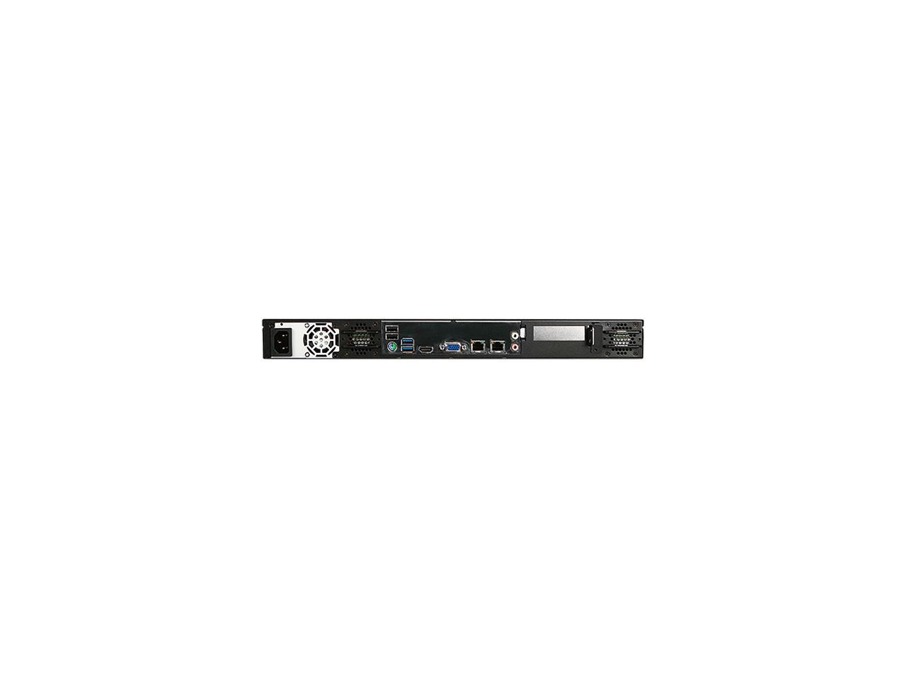 iStarUSA DAGE104UTL-NAS Black 1U Rackmount NAS 1U 4-bay 3.5" SATA 6.0 ...