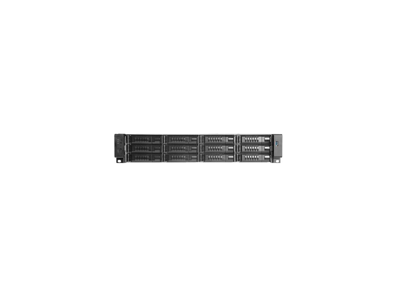 iStarUSA E2M12HD 2U 12-Bay Storage Server Rackmount Chassis 12Gb/s HDD ...