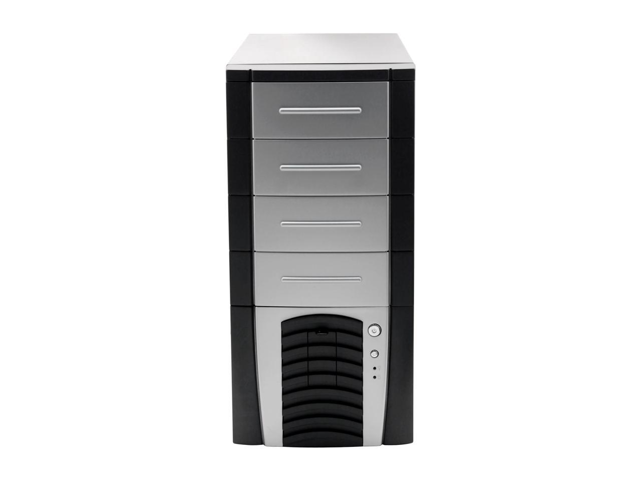 MGE SOHO H1 CASOHO-H1-K Black/Silver Computer Case - Newegg.com