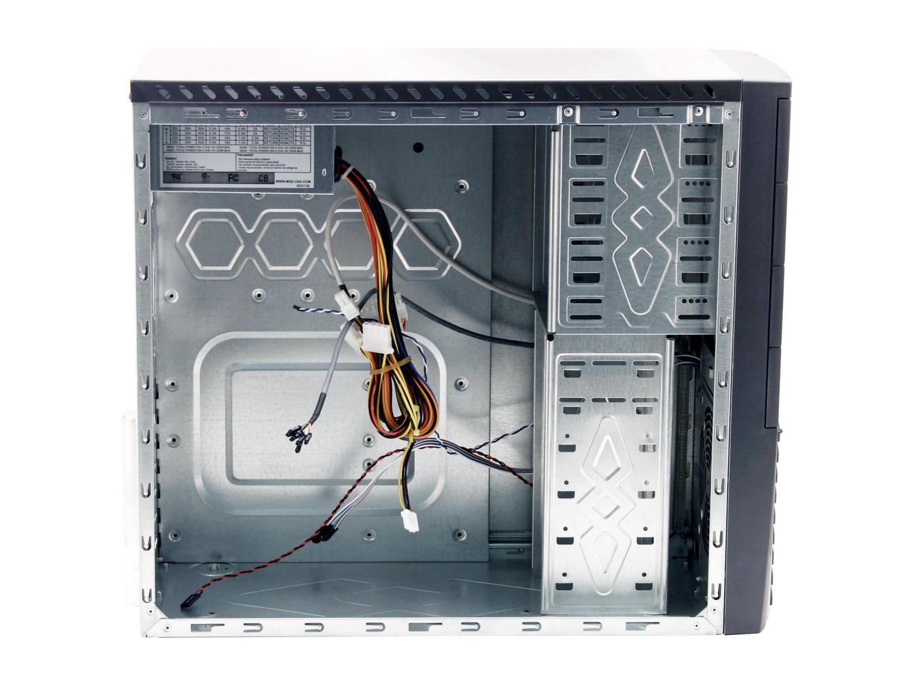 MGE SOHO H1 CASOHO-H1-K Black/Silver Computer Case - Newegg.com