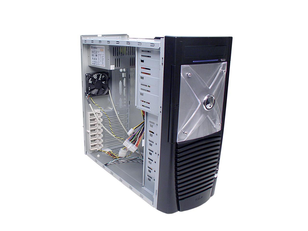 CODEGEN C-6201-CA-TW4 Black/Silver Computer Case - Newegg.ca