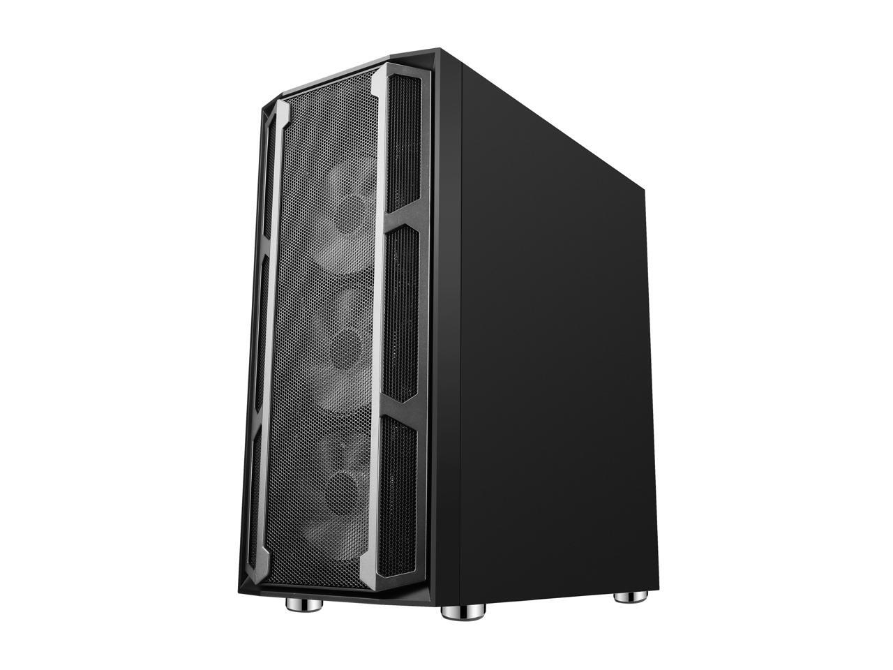 SAMA Space Black Steel ATX Mid Tower Computer Case - Newegg.com