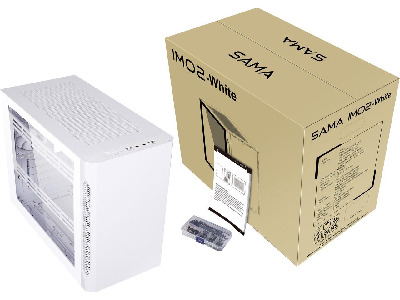 SAMA IM02-White White Computer Case - Newegg.ca