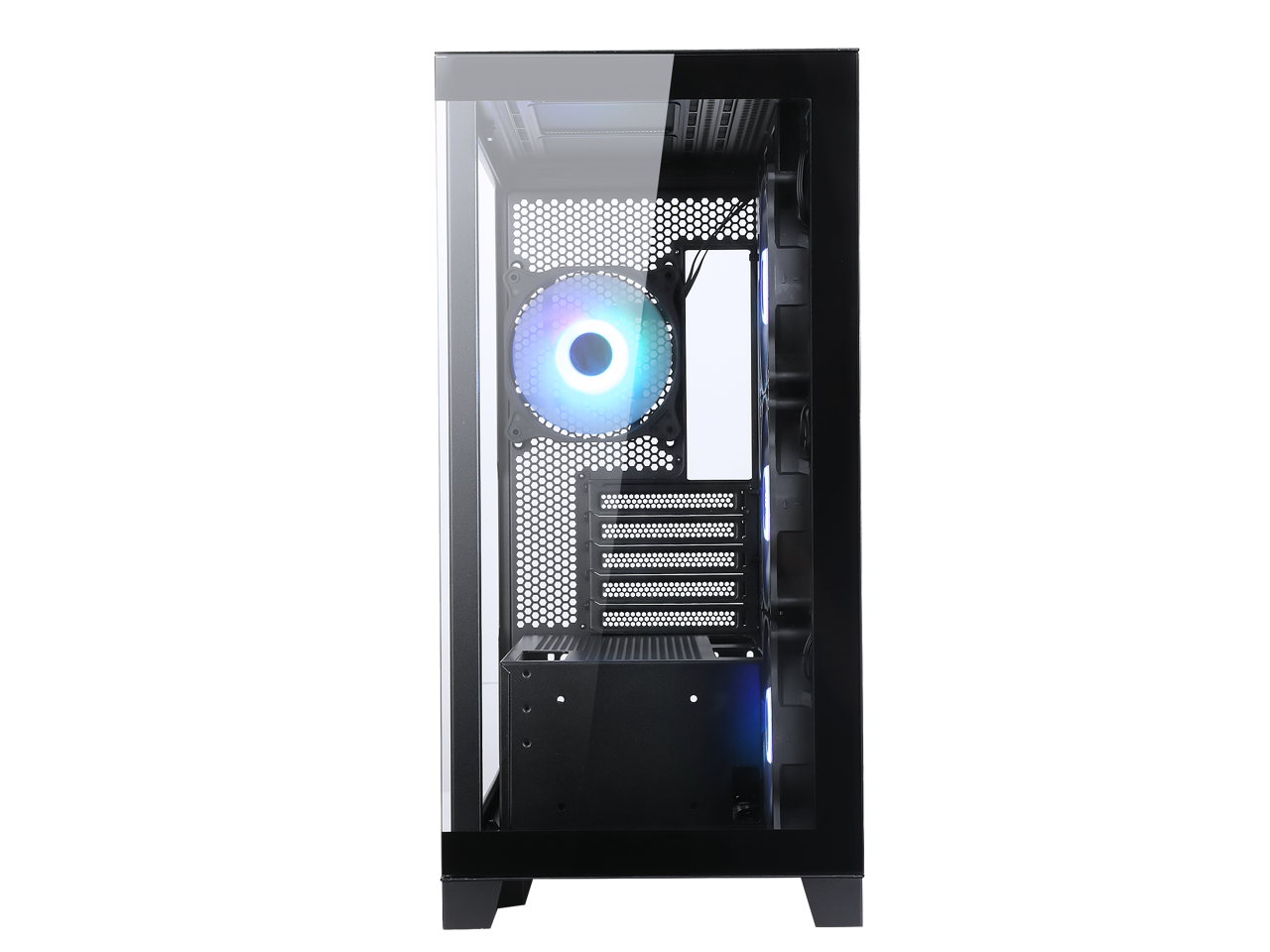 Sama AR01-RGB-BK Black Dual USB3.0 and Type C, Dual Tempered Glass ...