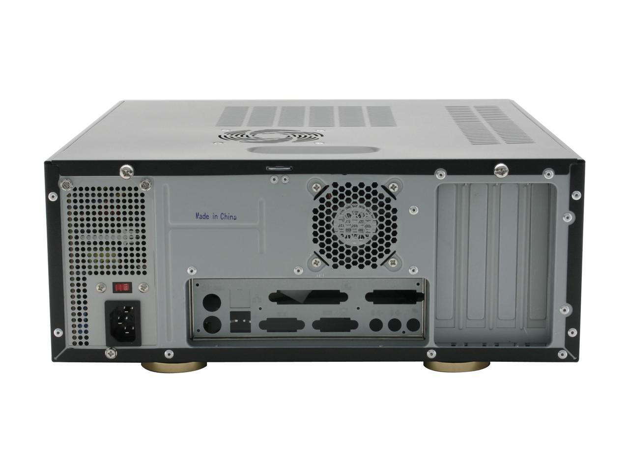 nMEDIAPC Black HTPC 100BA Micro ATX Media Center / HTPC Case - Newegg.com