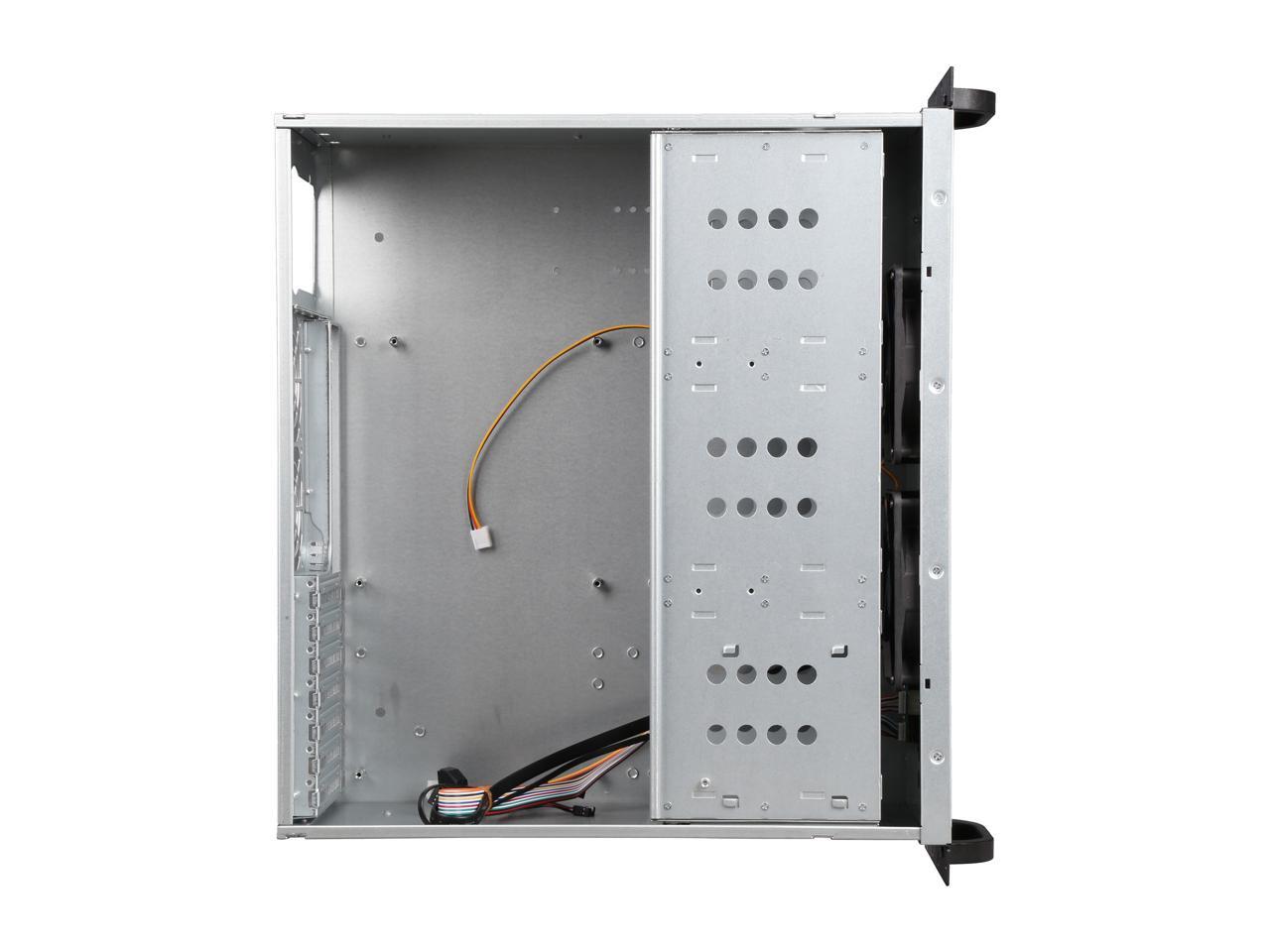 NORCO RPC-431 Black 4U Rackmount 4U Short Depth Rackmount Case with ...