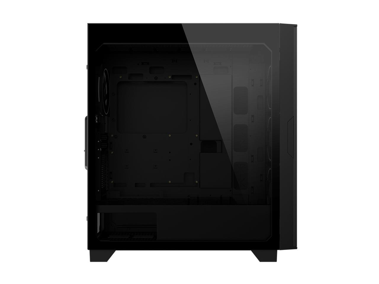 GIGABYTE AORUS C500 GLASS - Black Mid Tower PC Gaming Case, Tempered ...
