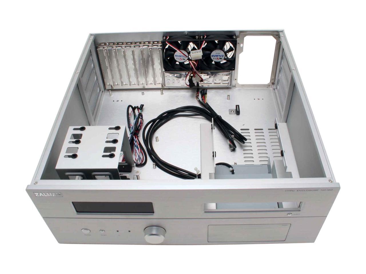 ZALMAN Silver HD160 ATX Media Center / HTPC Case - Newegg.com