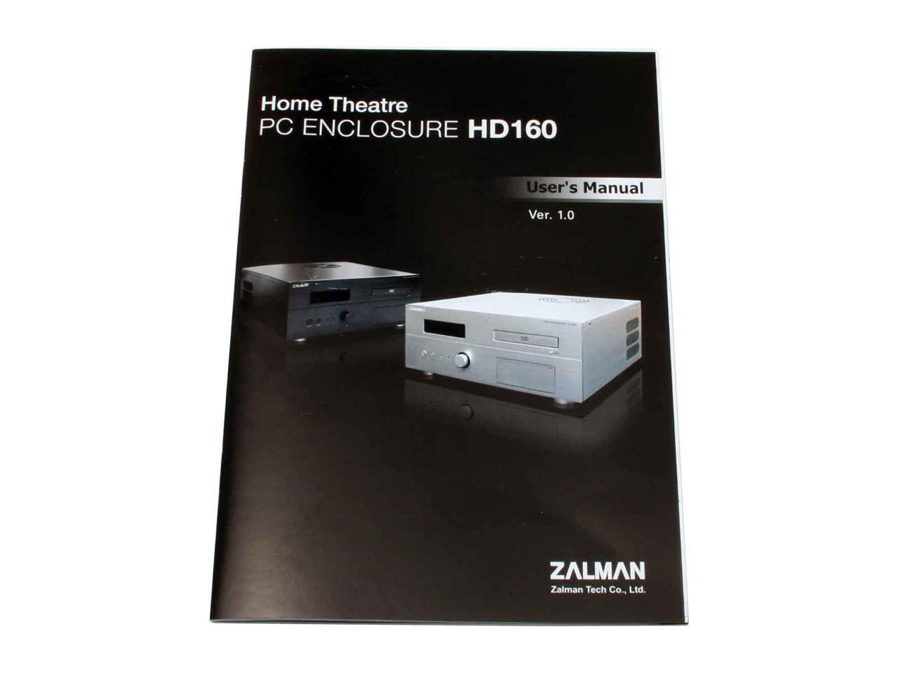ZALMAN Silver HD160 ATX Media Center / HTPC Case - Newegg.com