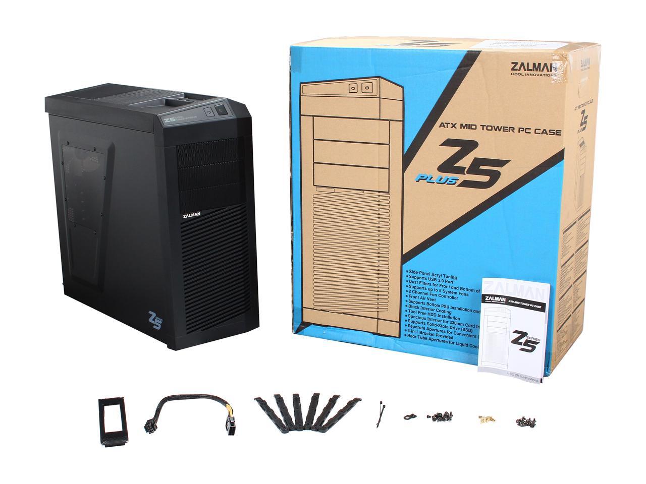 ZALMAN Z5 Plus Black Computer Case - Newegg.com