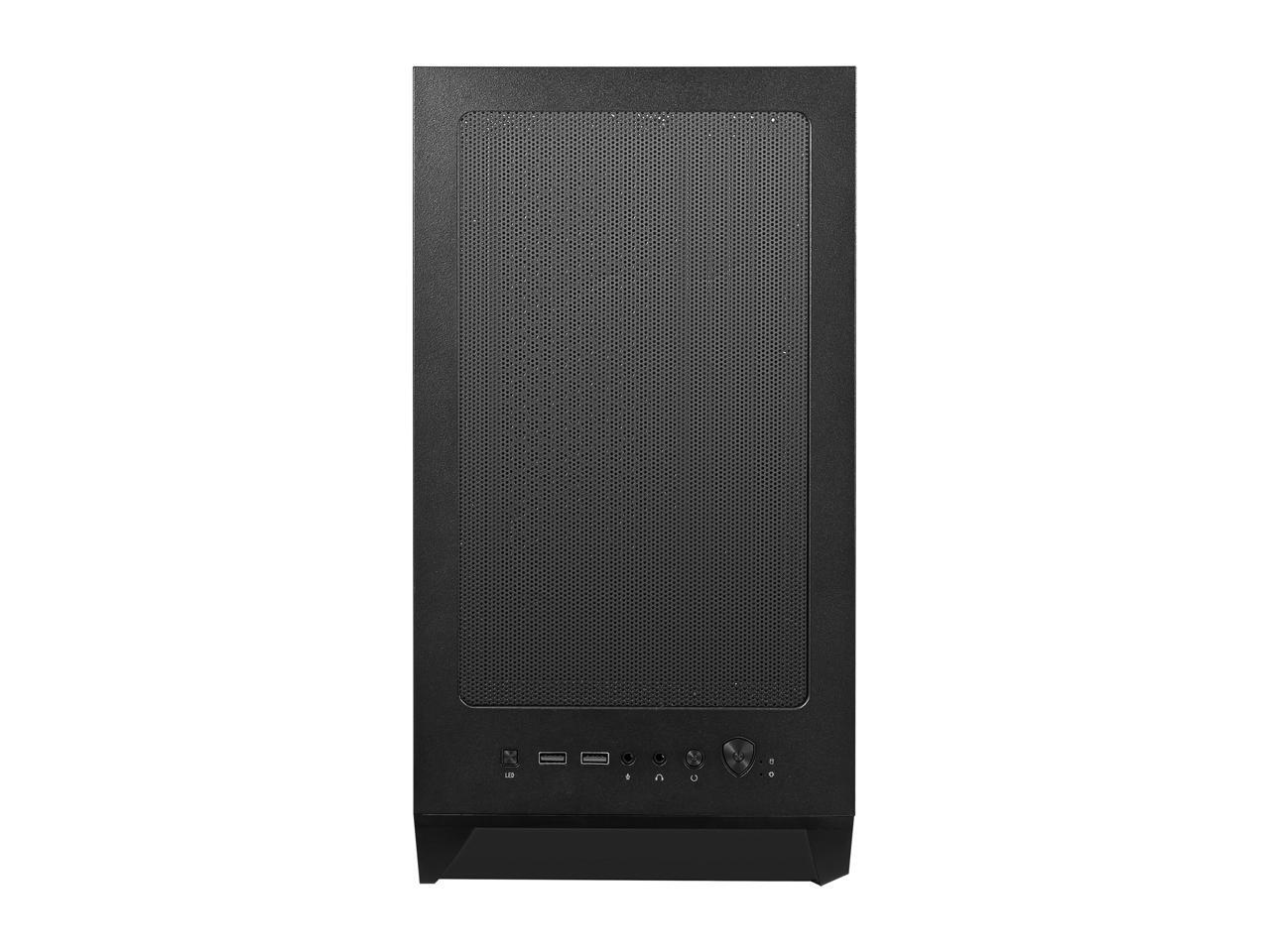 MSI MAG FORGE 100M LITE Black Computer Case - Newegg.com