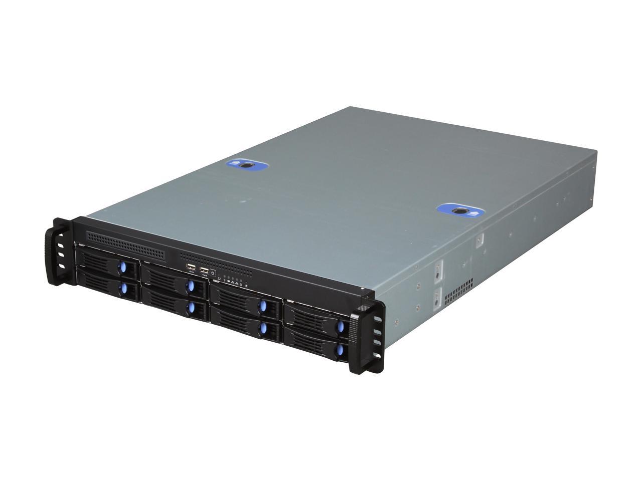 Habey ESC-2082C 2U Storage Server Chassis with 8 hot-swap SAS/SATA Bay ...