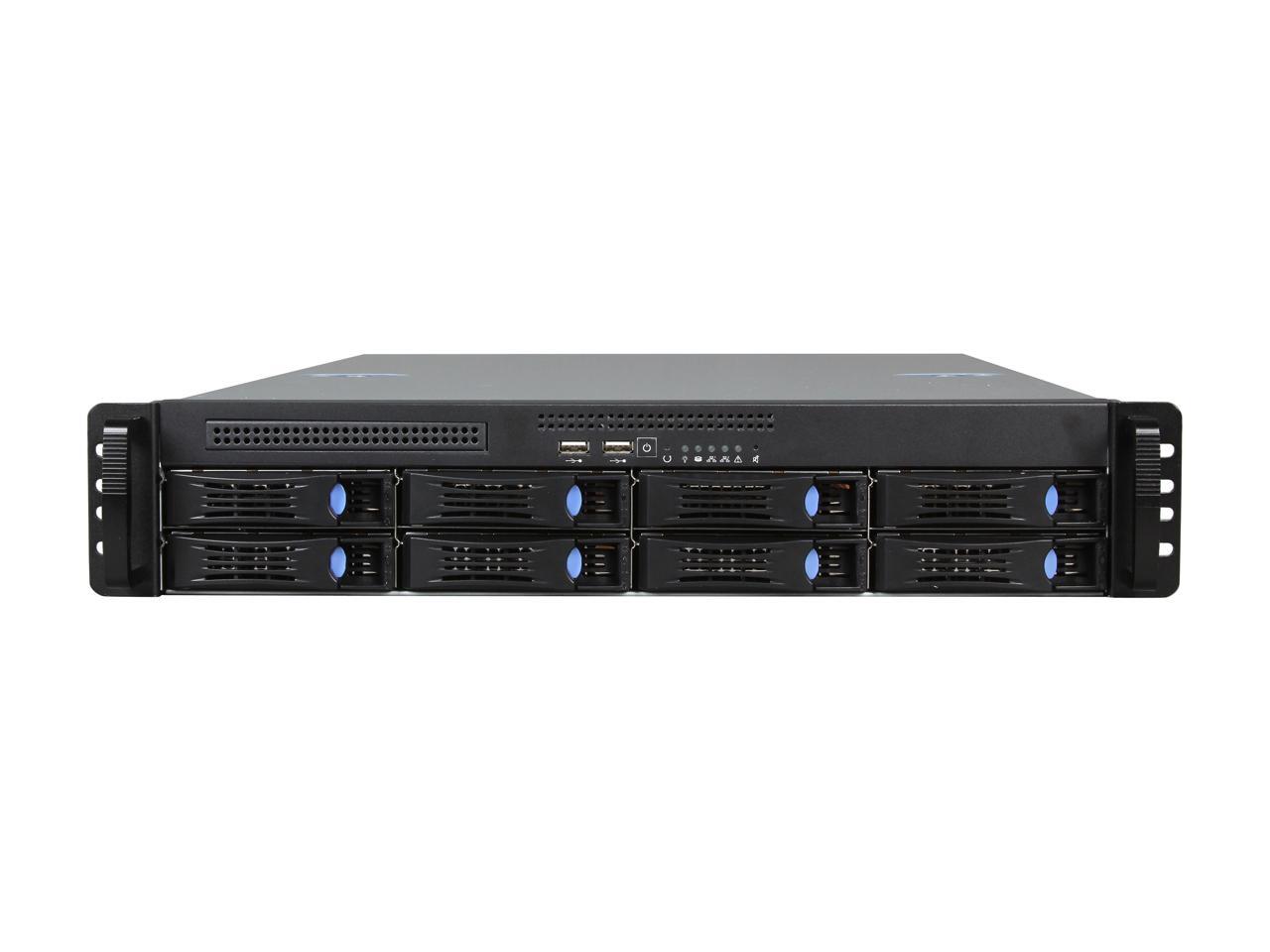 Habey ESC-2082C 2U Storage Server Chassis with 8 hot-swap SAS/SATA Bay ...