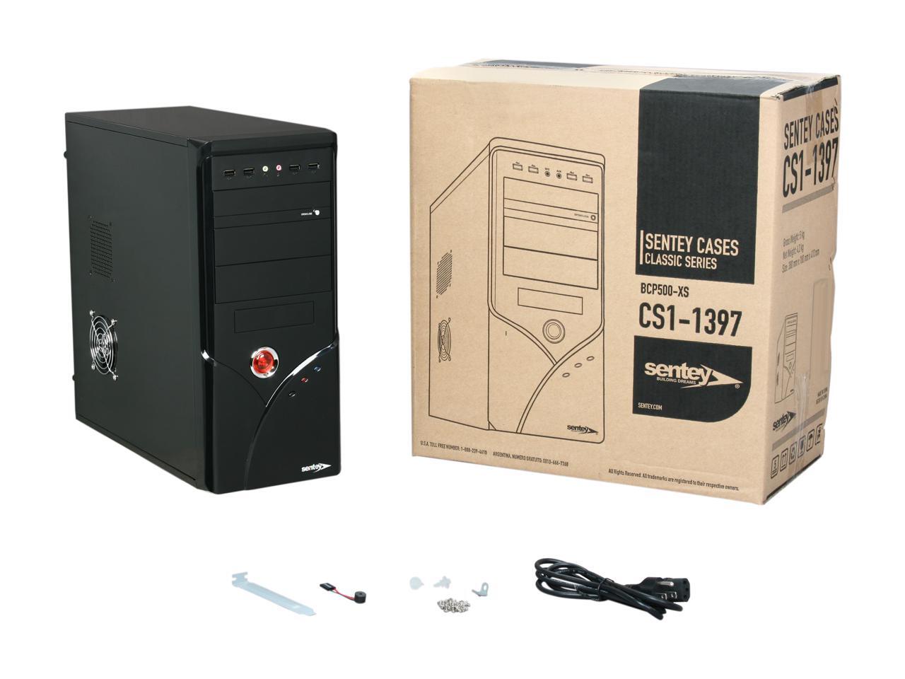 Sentey Classic Series CS1-1397 Black Computer Case - Newegg.com