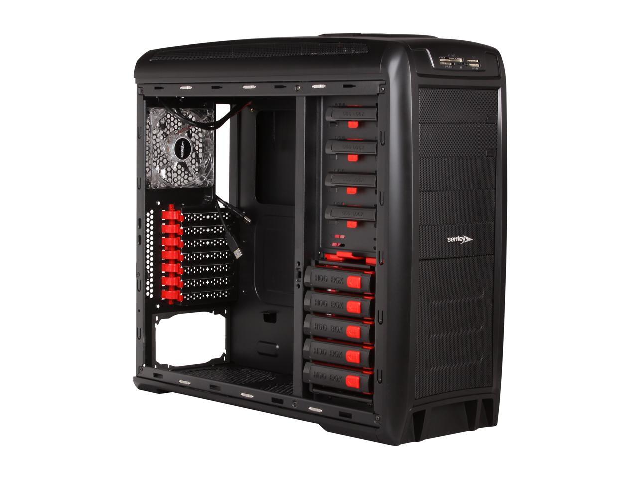 Sentey Extreme Division GS-6410 Arvina Plus Black 1mm SECC ATX Full ...