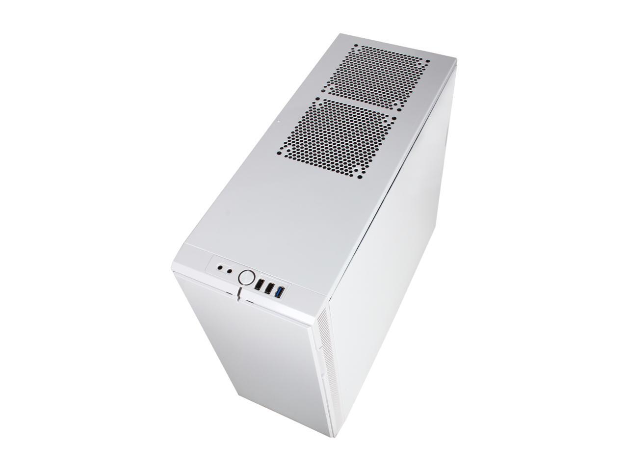 Fractal Design Define R3 Arctic White w/ USB 3.0 ATX Mid Tower Silent ...