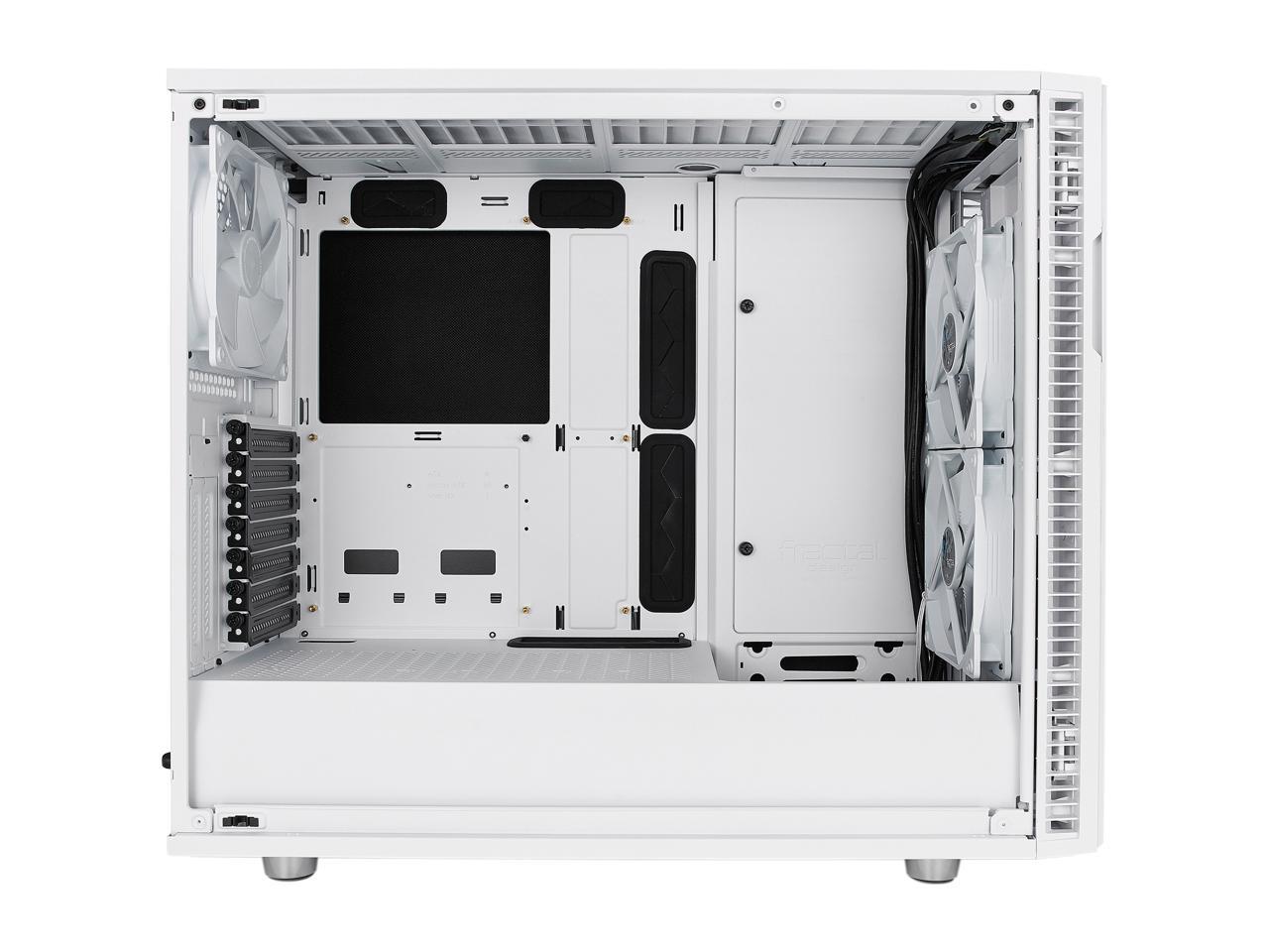 Fractal Design Define R6 White Brushed Aluminum/Steel ATX Silent ...