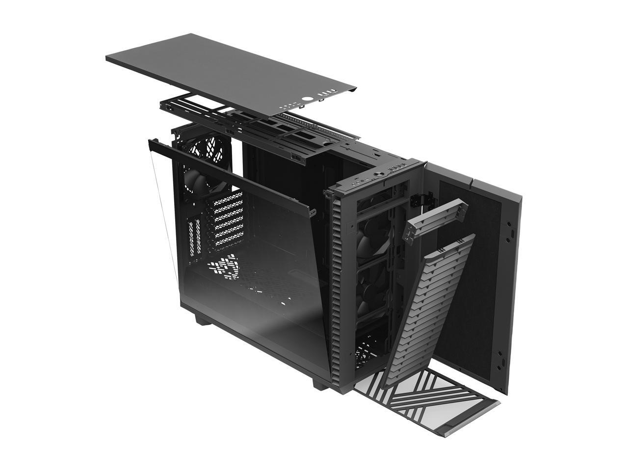 Fractal Design Define 7 Gray Brushed Aluminum/Steel Computer Case ...