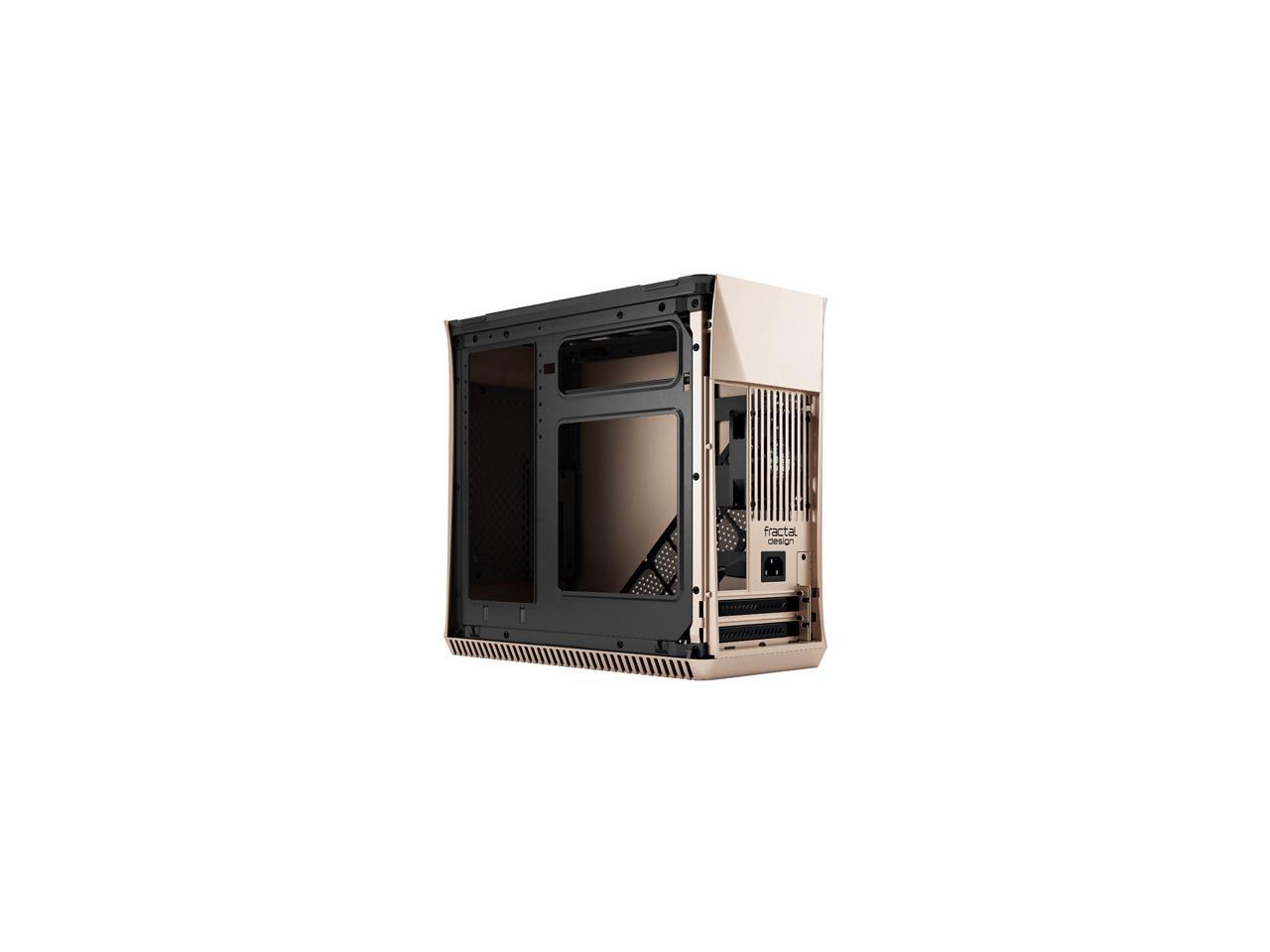 Fractal Design Era ITX Gold Anodized Aluminum/Steel Mini-ITX Compact ...