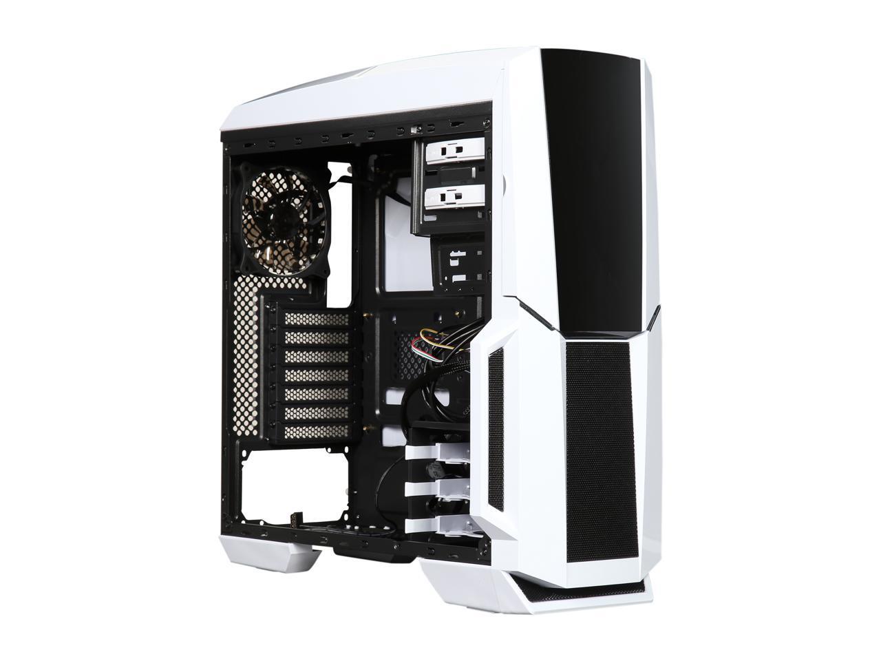DIYPC Gamemax-W-RGB White Dual USB 3.0 ATX Mid Tower Gaming Computer ...