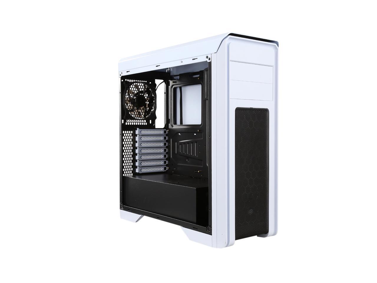 DIYPC White Dual ATX Mid Tower Gaming Computer Case - Newegg.com