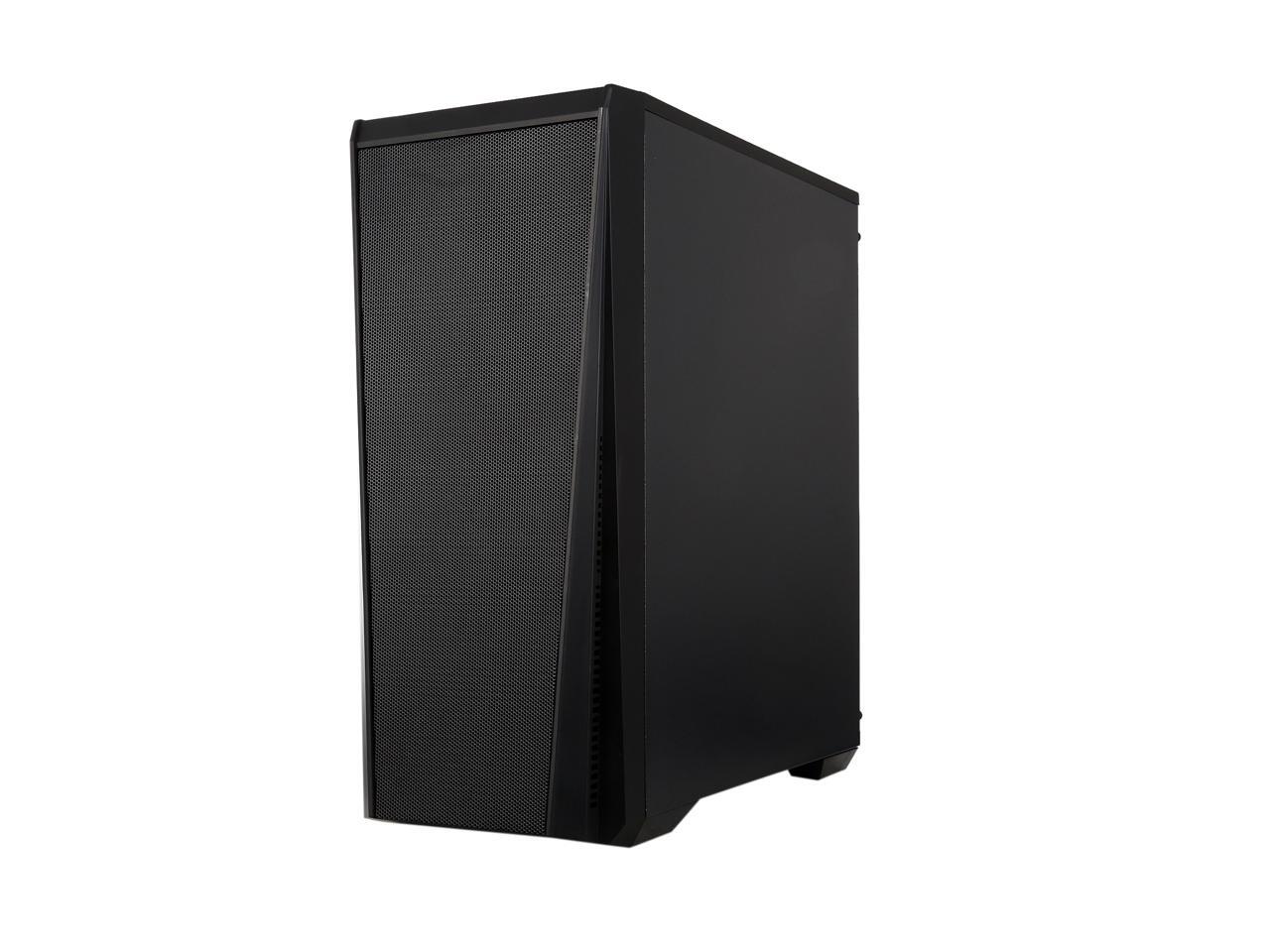 DIYPC DIY-VX-RGB Black Dual USB3.0 Steel/ Tempered Glass ATX Mid Tower ...