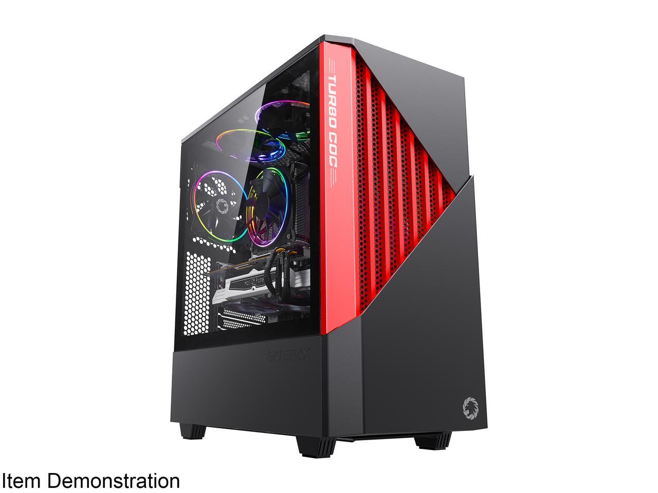 GAMEMAX Contac COC BR Black / Red Computer Case - Newegg.ca