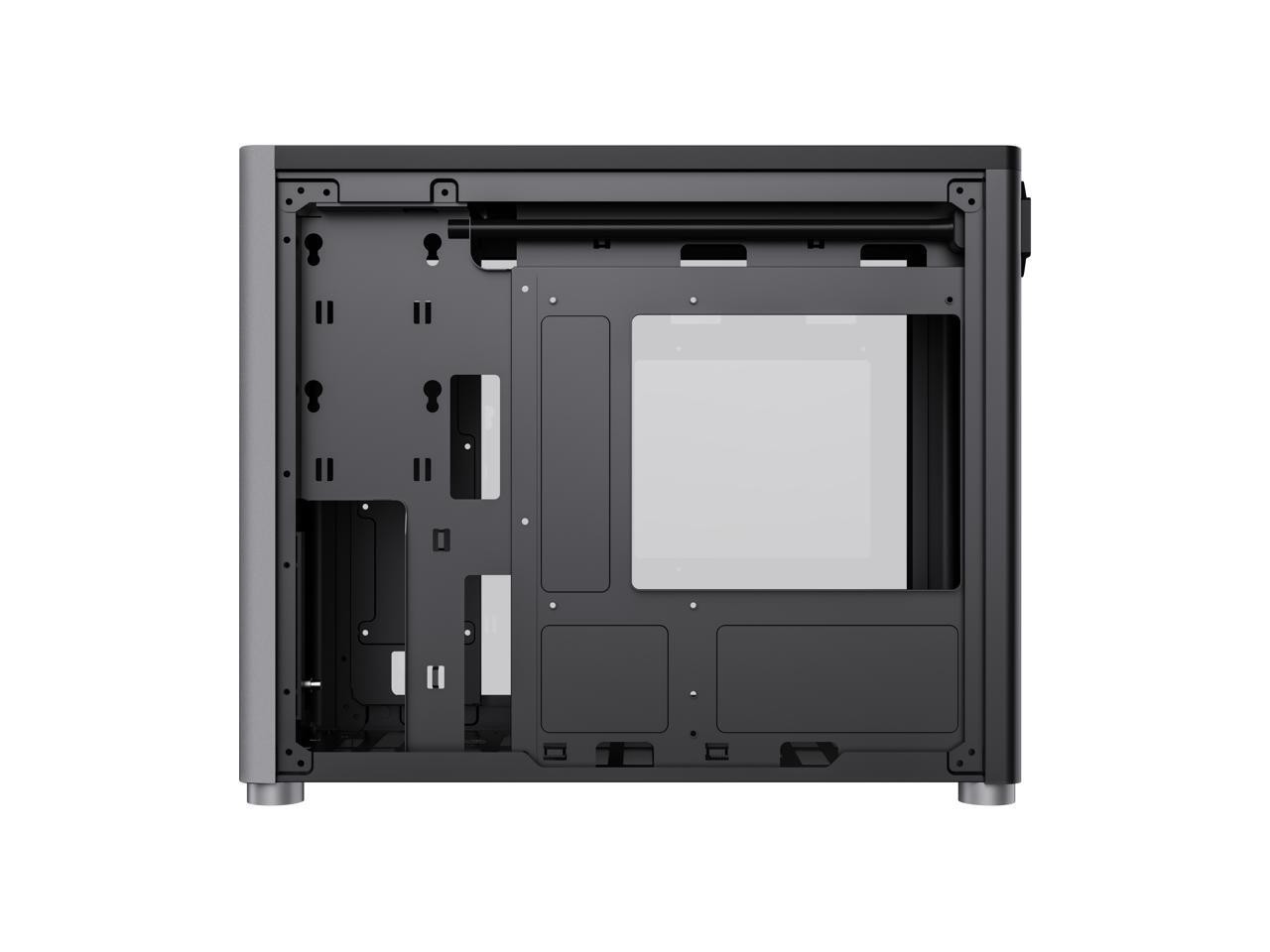 GAMEMAX Spark Grey Computer Case w/ Dual Tempered Glass Side Panel ...