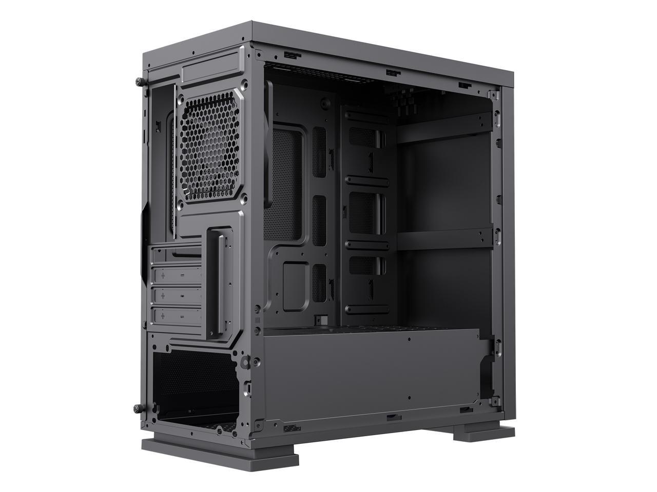 Gamemax M60 Black Steel Micro ATX Tower USB3.0 Computer Case w/ Dual ...