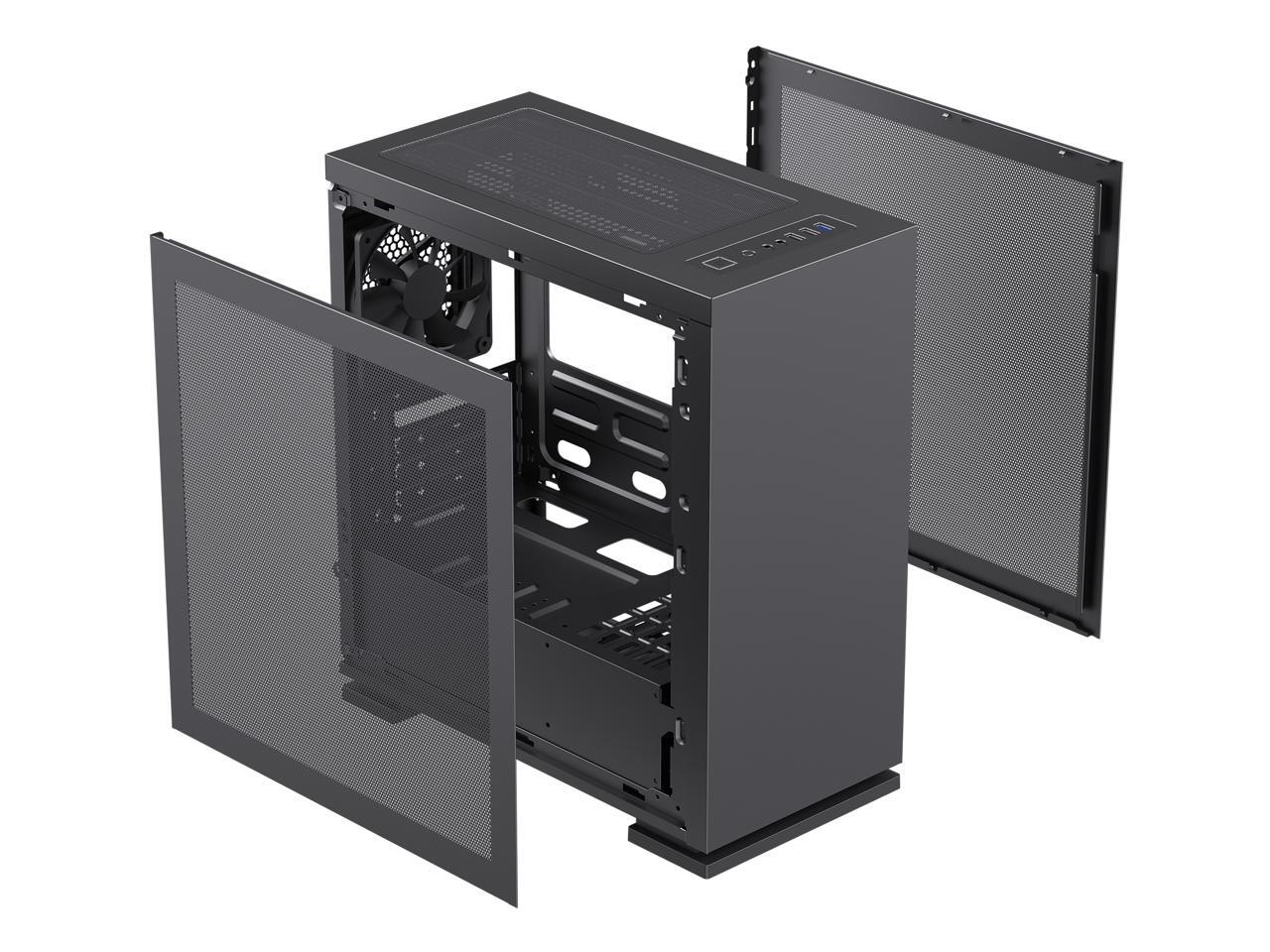 Gamemax M60 Black Steel Micro ATX Tower USB3.0 Computer Case w/ Dual ...