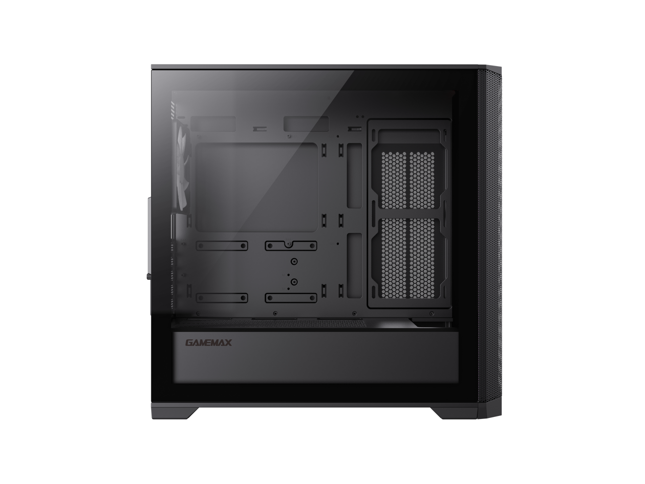 Gamemax Destroyer MB Black USB3.0 Tempered Glass Micro ATX Tower Gaming ...