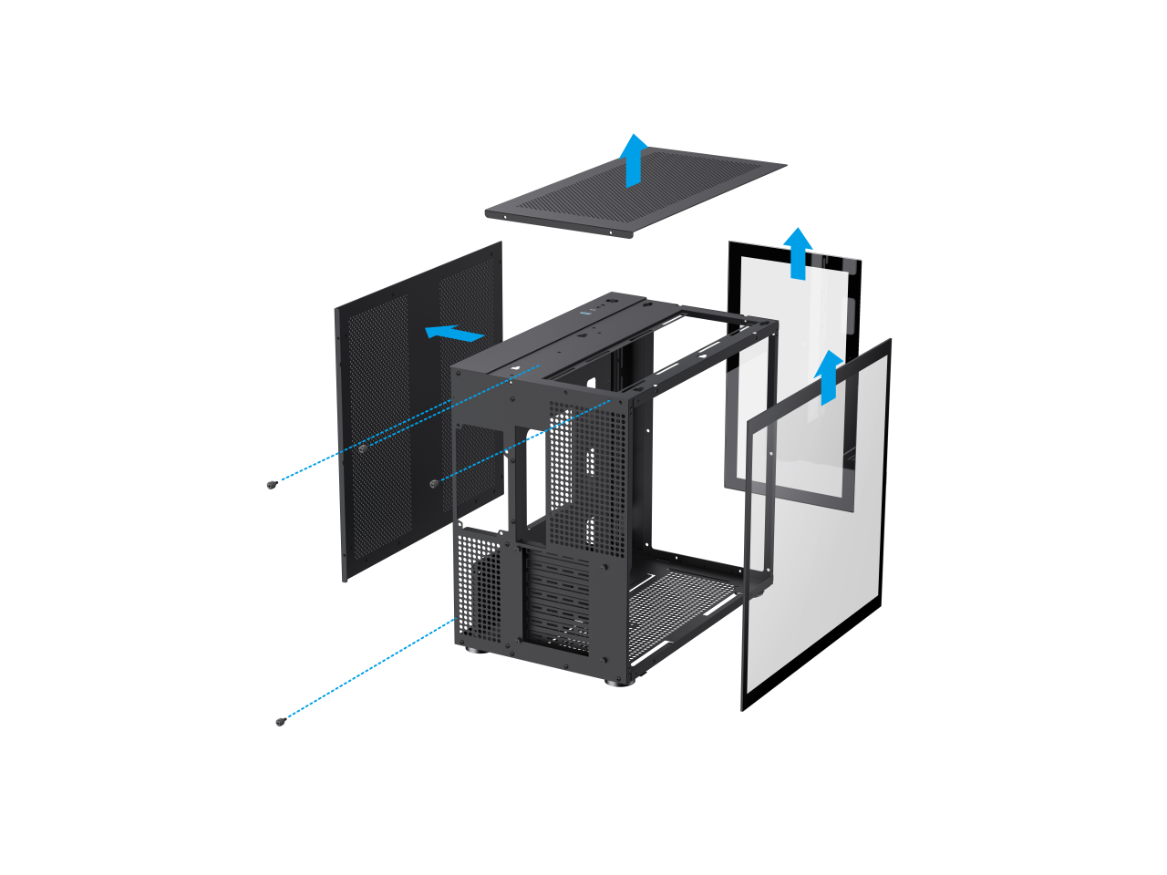 Gamemax Infinity BK Black USB3.0 /Type C Tempered Glass ATX Mid Tower ...