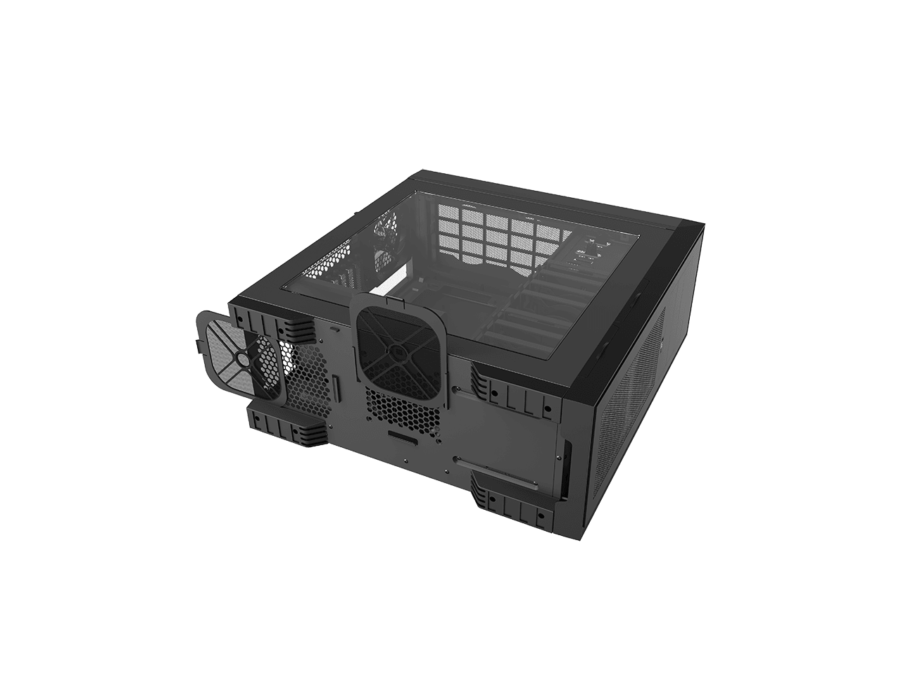 GAMEMAX Master TG Black Tempered Glass Full Tower Computer Case w ...