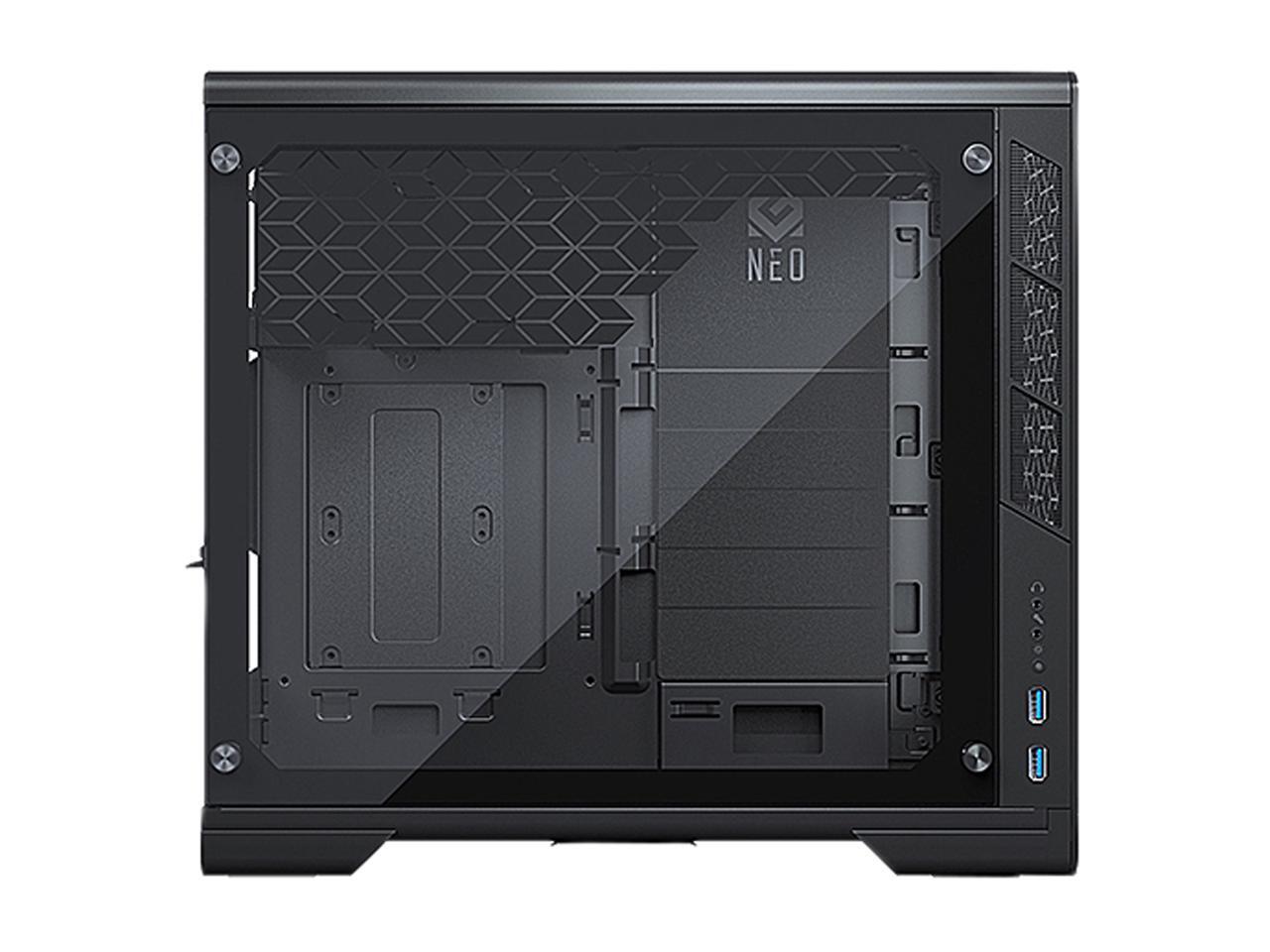 MetallicGear Neo-G V2 Mini-ITX Case, Compact Chassis, Sand Blasted ...