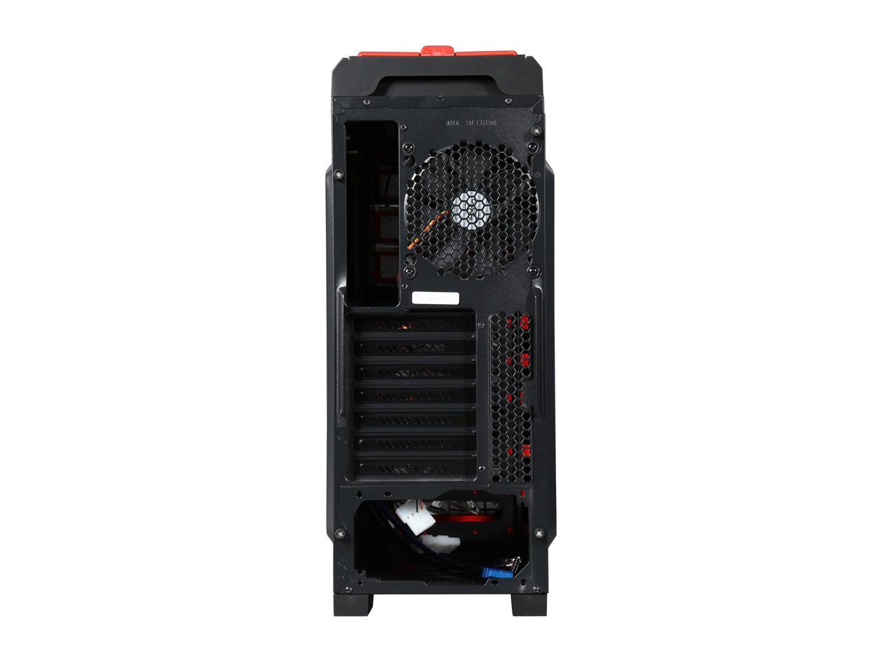 DEEPCOOL KENDOMEN Red ATX Mid Tower Computer Case Pre-installed 5 ...
