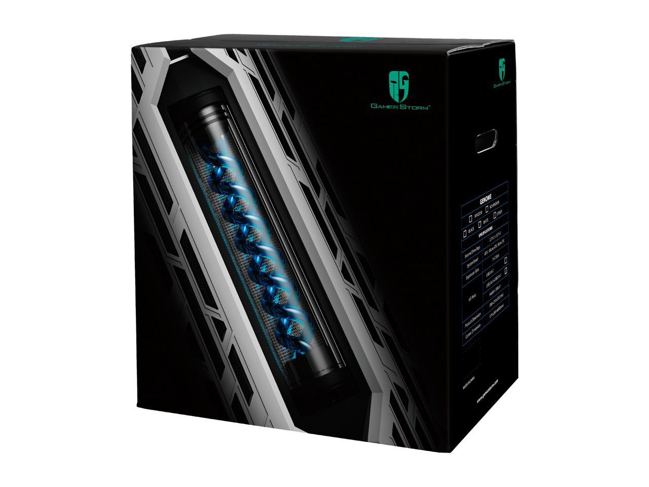 DEEPCOOL GENOME II The Upgraded worldwide first unique gaming case with ...