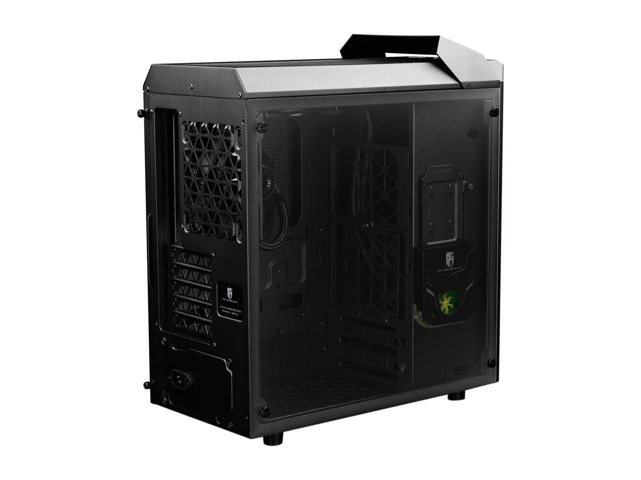DEEPCOOL Gamer Storm BARONKASE LIQUID Black ATX Mid Tower with 120mm ...